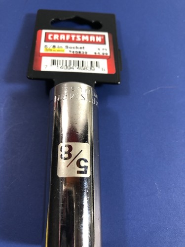 NEW Craftsman Deep Socket 5/8” 3/8 Drive 6 point G2 Made In USA Rare | eBay