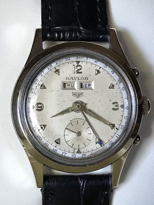 Antique Ed. Heuer Triple Date Bumper Automatic Watch | eBay