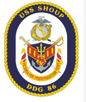 12" USS SHOUP DDG 86 MILITARY ARMED FORCES STICKER DECAL USA MADE | eBay