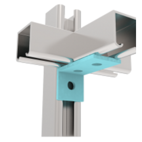 Galvanised Unistrut Angle Brackets Acute Obtuse Shelf Hinged Channel ...