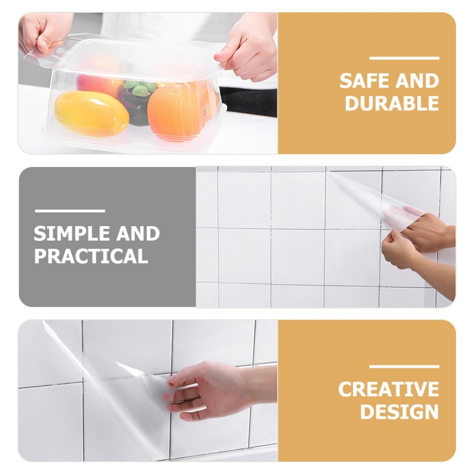 Oil-proof Stickers Backsplash for Kitchen Wall Protector Washable | eBay
