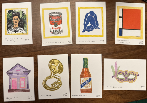 $0 SHIPPING NOLA Individual Mini Print Anastasia Inciardi Machine ...