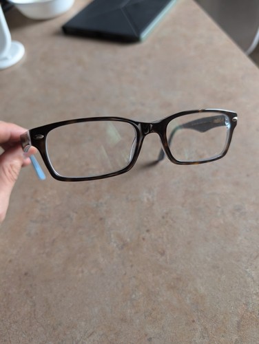 RAY-BAN RB5206 5023 Brown Tortoise/Clear Blue 52-18-140 Eyeglasses ...