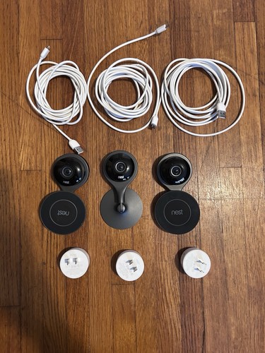 x3 Google Nest Indoor Camera A00005 - Camera/Stands/Cables/Adapters | eBay
