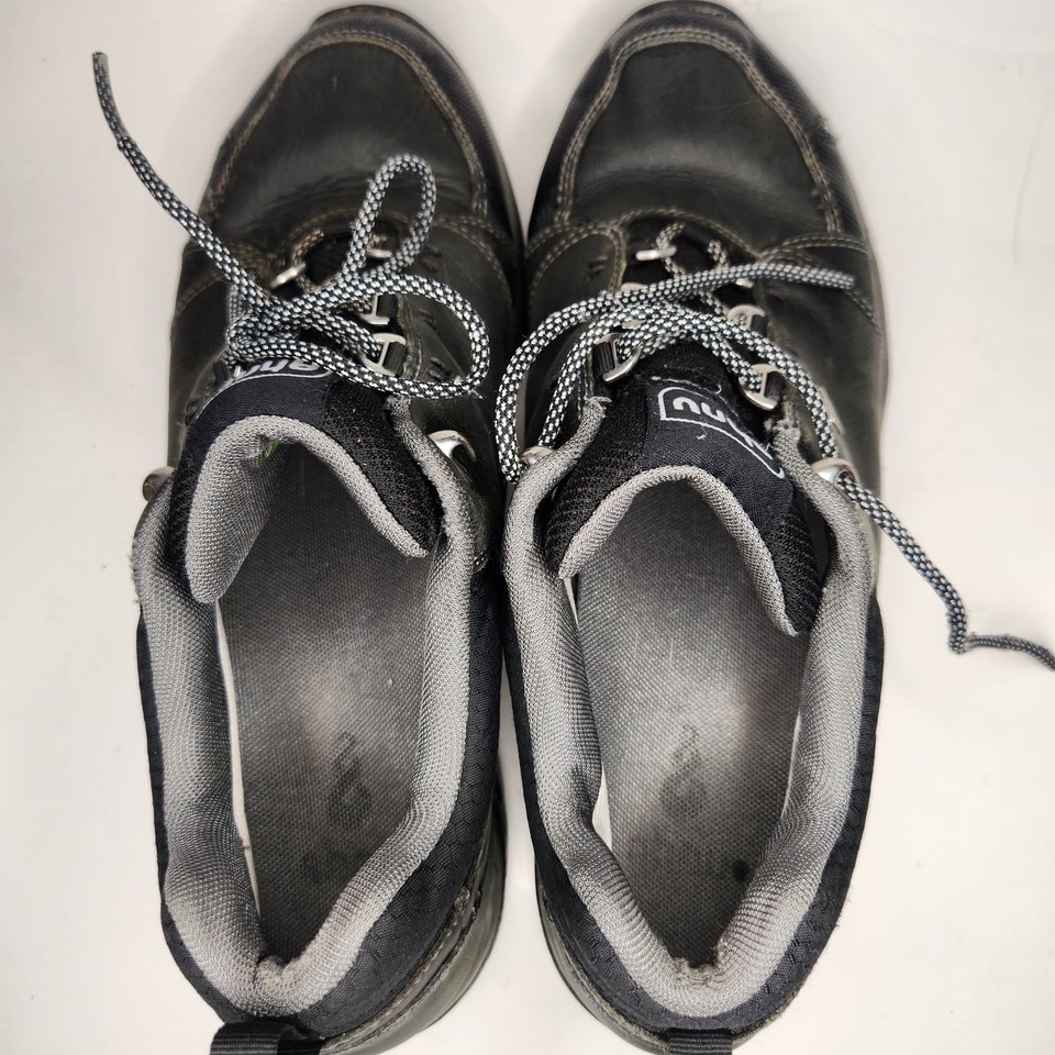 AHNU Montara ll Waterproof Leather Hiking Shoes Black Vibram Sole ...