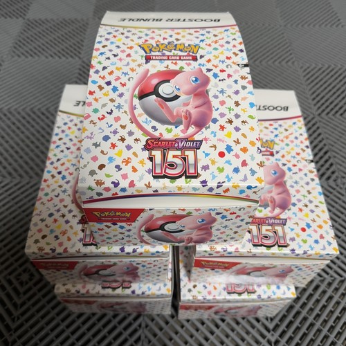 Pokemon 151 Booster Bundle Boxes Display Scarlet and Violet Pokémon BOX ...