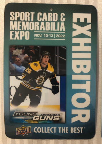2022 Upper Deck Marc McLaughlin Bruins Toronto Card Fall Expo EXHIBITOR ...