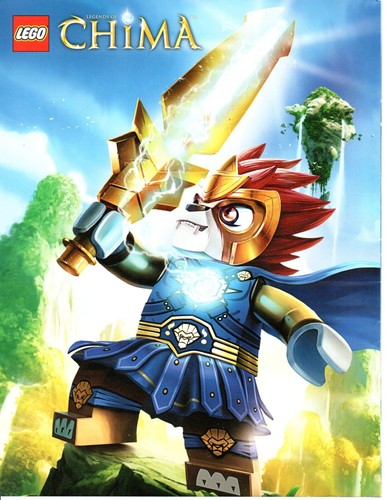 2013 LEGO CHIMA King LaGravis Mini Figure Pin-Up Paper PRINT AD WALL ...