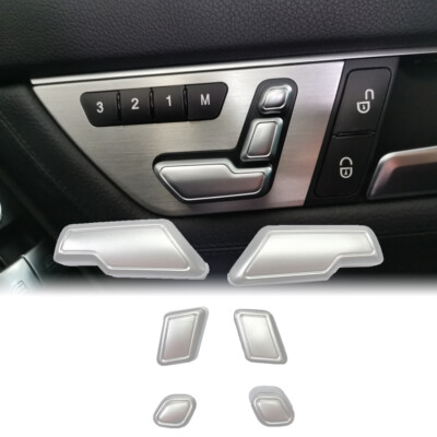 Silver Memory Aluminium Memory Seats Switch Button Fits 10-13 W212 C207 ...
