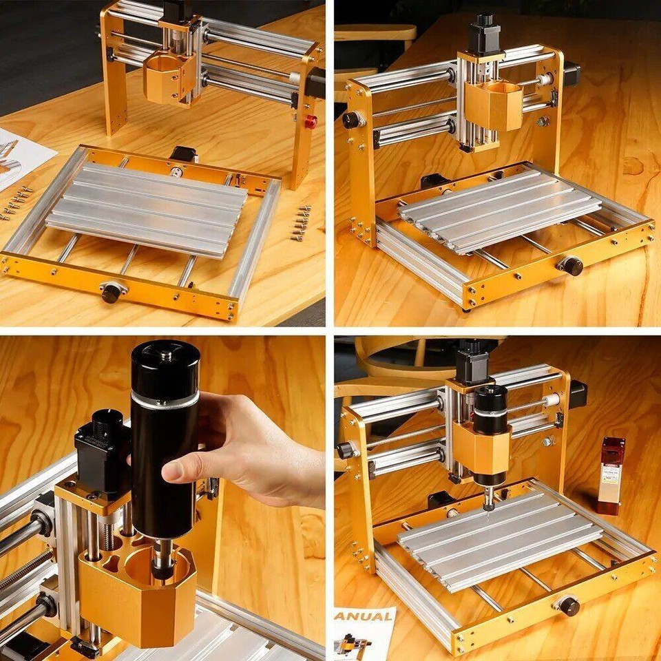 Aluminum CNC 3018 Plus2.0 Frame Kit Motor Offline Milling Engraving ...