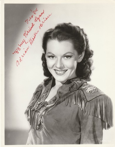 Long time serial, western, drama star Adrian Booth (aka Lorna Gray ...