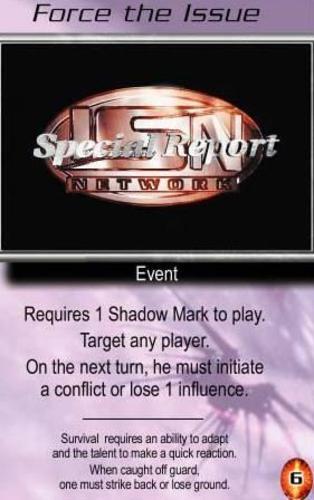 Babylon 5: Force the Issue [Ungraded] from set The Shadows B5 ...