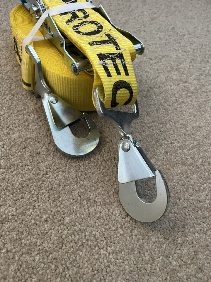 1 x Brand New 14m Trailer Fall Arrest Strap with Twisted Snap Hook ...