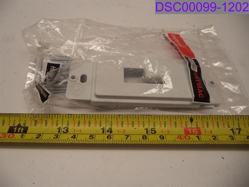 Taymac Hubble Masque Wall Plate Insert White Toggle Switch Cover Up ...
