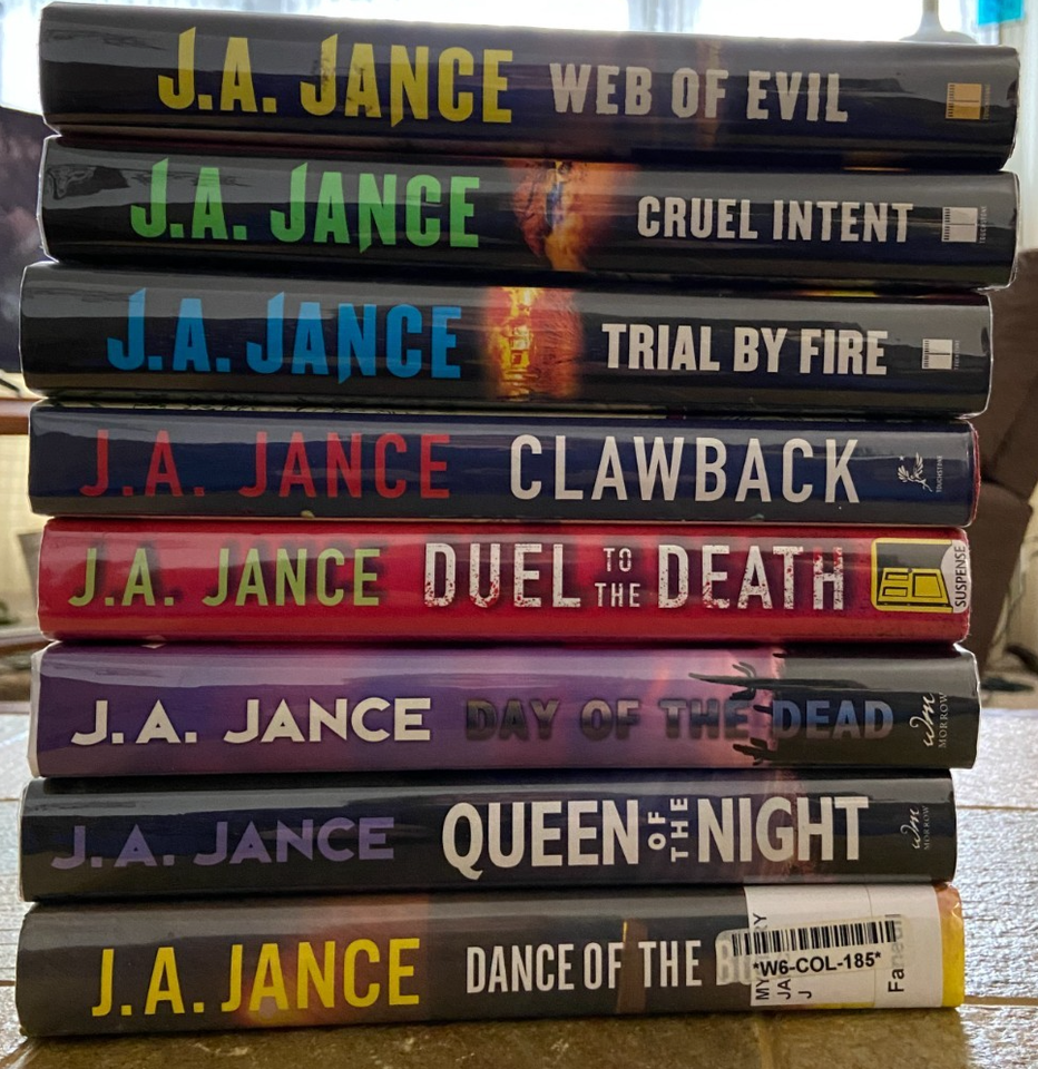 Lot of 8, JA Jance, Ali Reynolds (5), Walker Family (3) 1st ed HC/DJ | eBay
