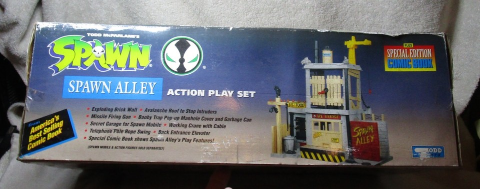 BRAND NEW & FACTORY SEALED 1994 McFarlane SPAWN ALLEY PLAY SET With ...