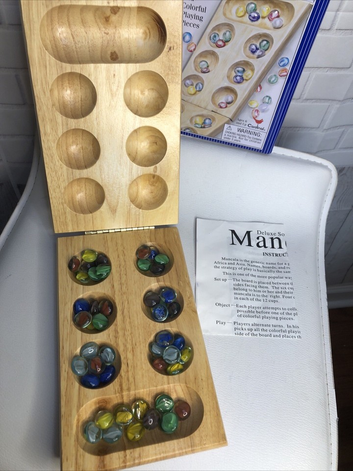 Mancala Solid Wood Folding Game Board Brand Open Box Mables | eBay
