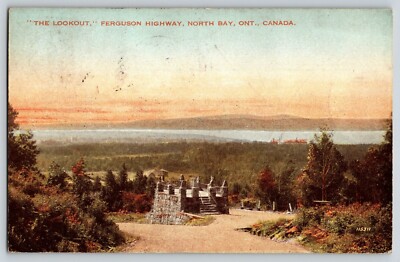 Postcard The Lookout - Ferguson Highway - North Bay Ontario Canada ...