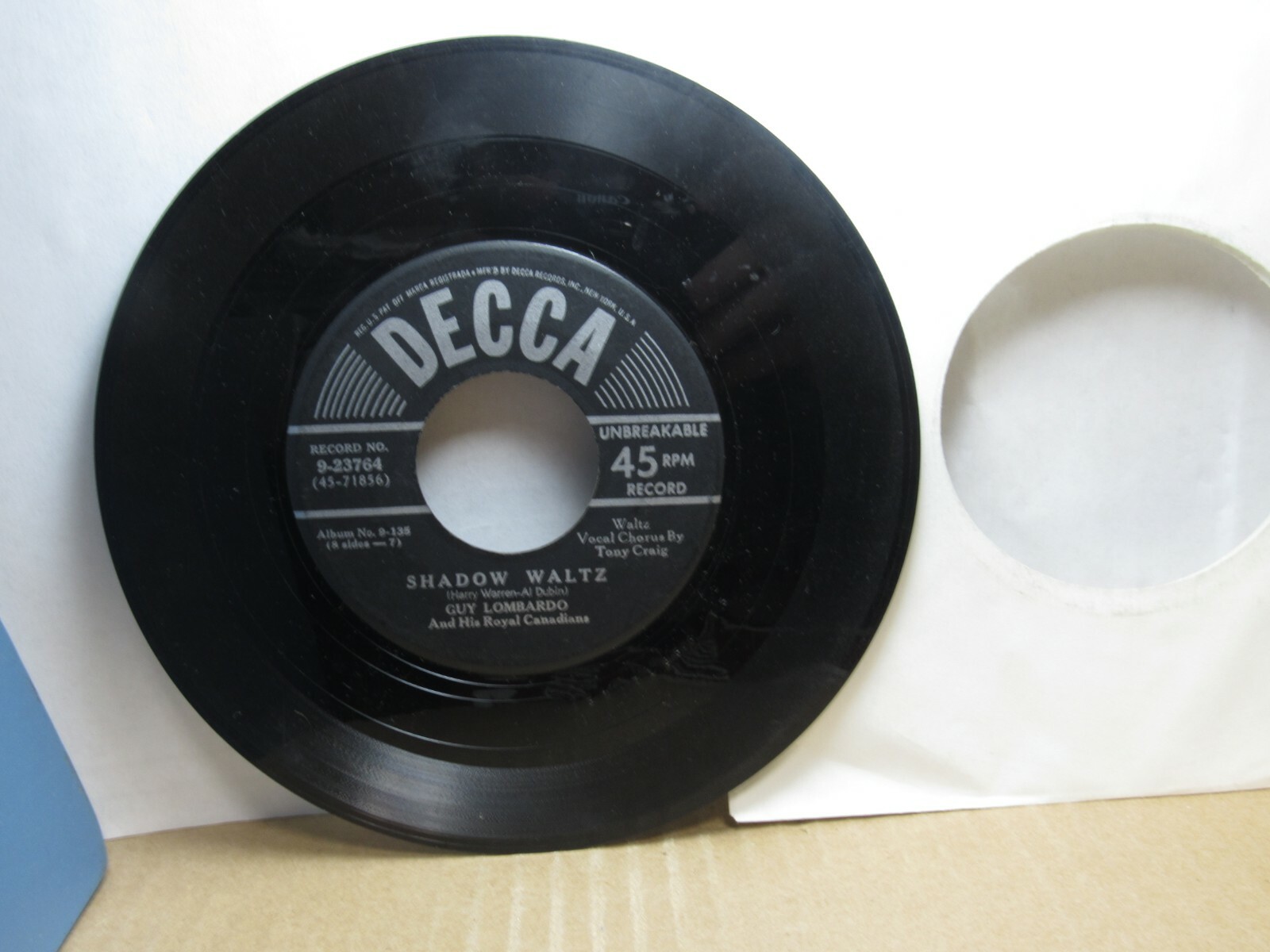 Old 45 RPM Record Set - Decca Album 9-135 - Guy Lombardo - 1-2 & 7-8, 2 discs | eBay