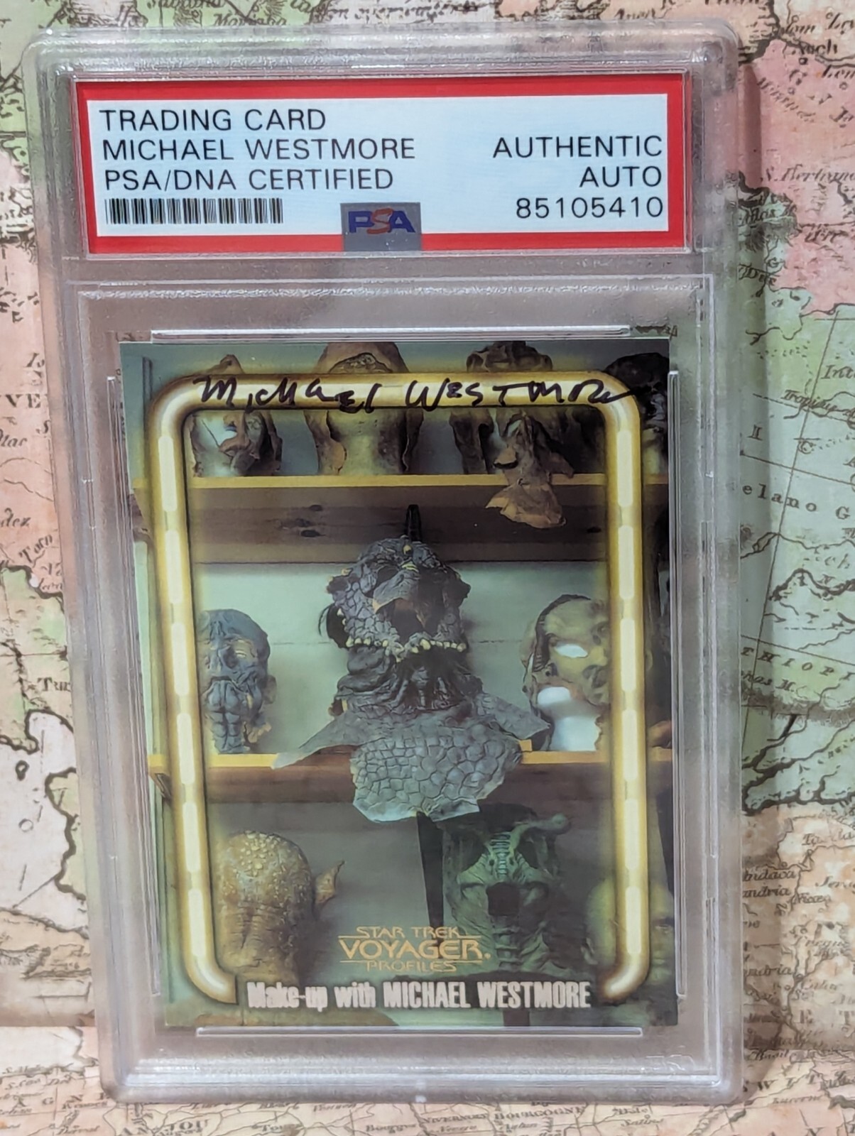 Michael Westmore Autograph PSA Signed Card Star Trek Make-up Artists ...