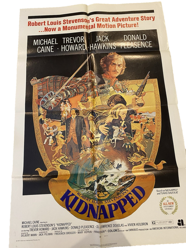 KIDNAPPED ~ 1971 Original Folded 1-Sheet Movie Poster ~ 27"x41 ...