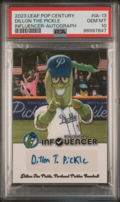 2023 LEAF POP CENTURY Dillon the Pickle Influencer Auto /99 MINT #IA-13 ...