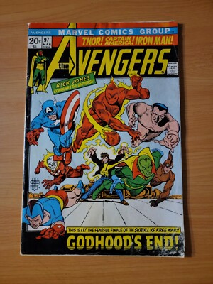 Avengers #97 ~ VERY GOOD - FINE FN ~ 1972 Marvel Comics | eBay
