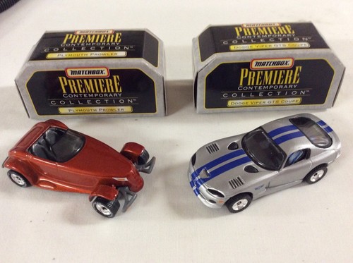 MATCHBOX PREMIERE CONTEMPORARY COLLECTION 2 CARS- PLYMOUTH PROWLER ...