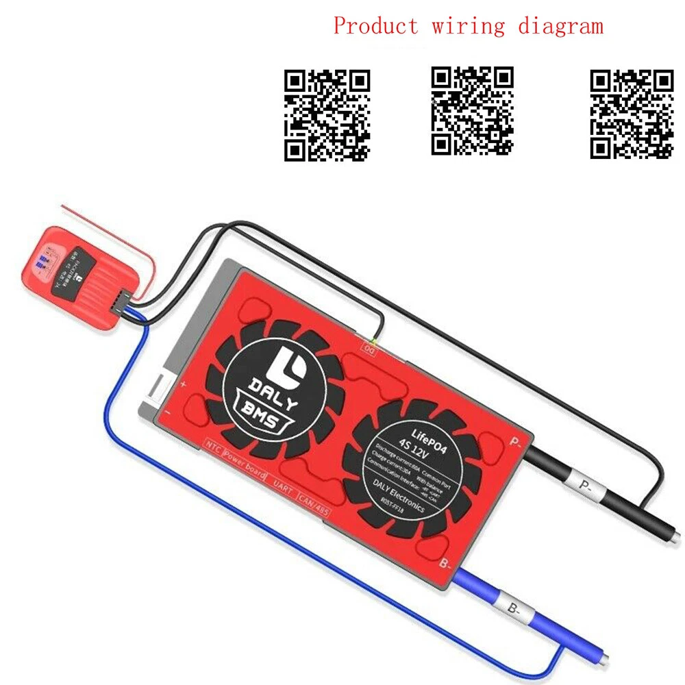 Daly Smart BMS Lifepo4 BMS 4S 12V 200A 250A 7S 10S 12S 13S, 57% OFF