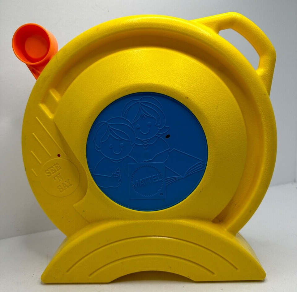Vintage Mattel See 'N Say Disney Mickey Mouse ABC's 1989 Toy Tested ...