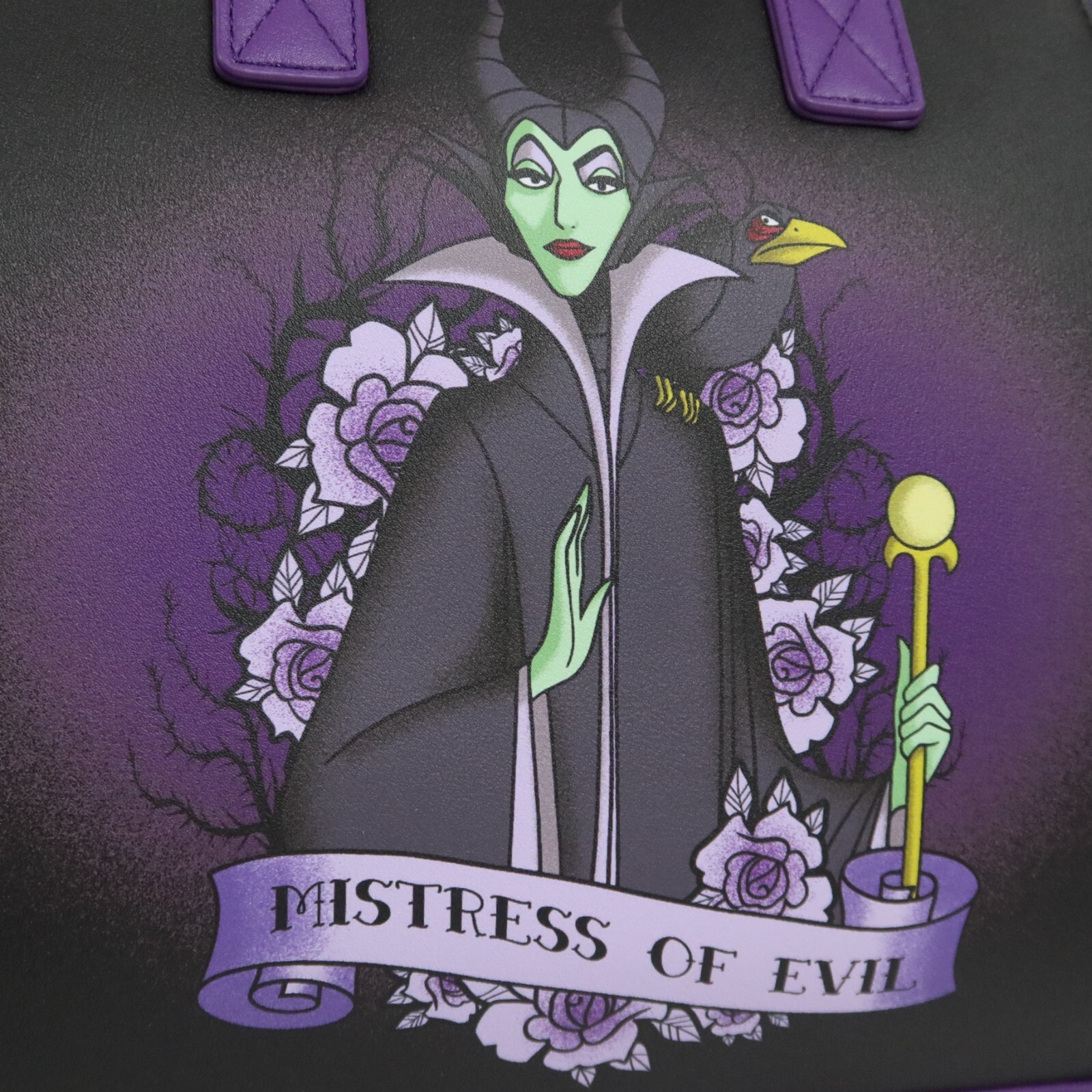 Maleficent Satchel & Wallet Purse Bag Sleeping Beauty Dragon Mistress ...