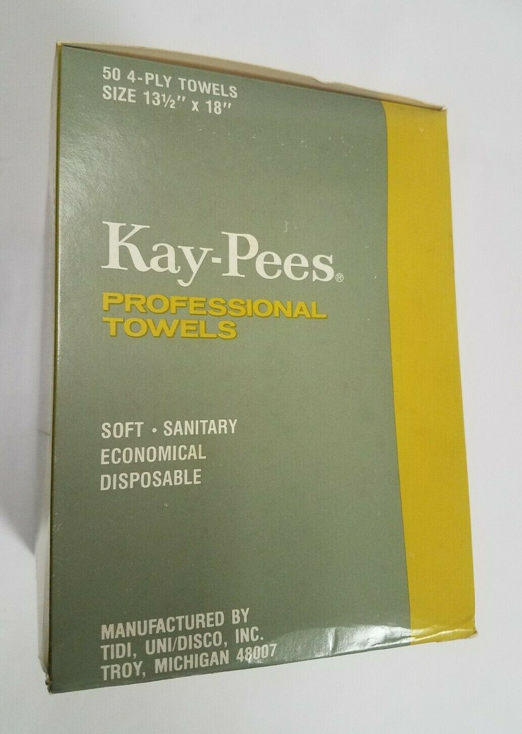4X Tidi Kay-Pees Professional Towels 13.5x18" 4 Ply Disposable Dental ...