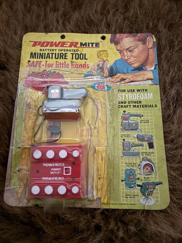 RARE Vintage New In Package 1969 Ideal Power Mite Sander - Mint on Worn ...
