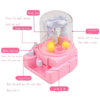 Mini Candy Machine Small Twisting And Catching Machine Educational Toy ...
