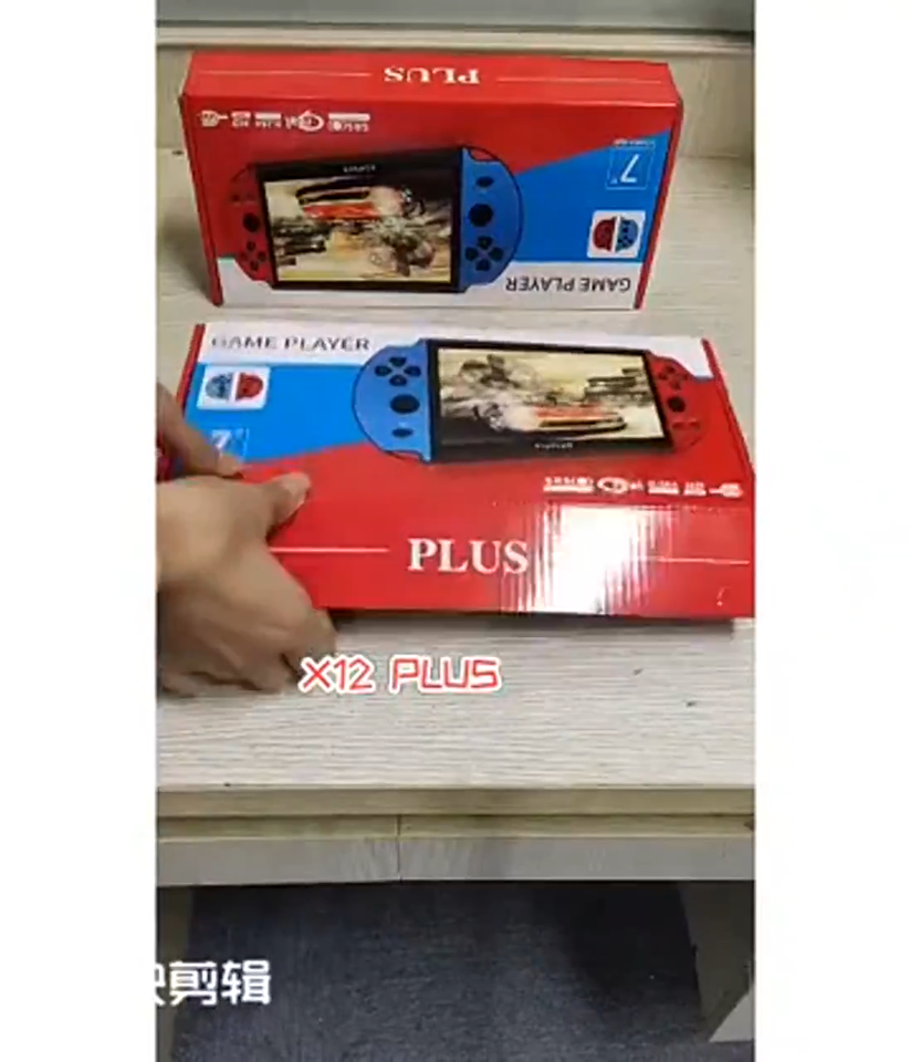 7 Inch X12 Plus Handheld Game Console HD Screen Retro Video Built in ...