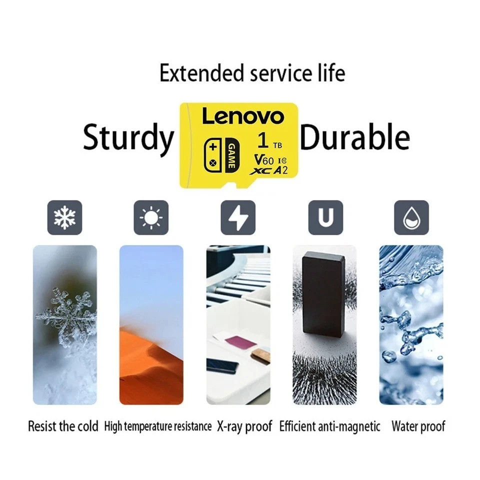 Lenovo 2TB Micro SD Card 4k High Speed High Capacity ****SEE ...