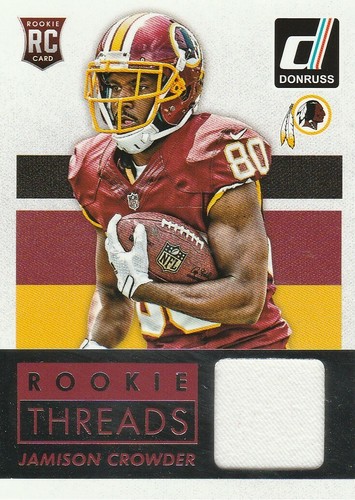 2015 Donruss Rookie Threads #DRT-JC Jamison Crowder | eBay