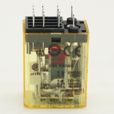 New RY4S-UL DC24V IDEC Electromechanical Relay 5A 240VAC 14 Pin x 1PC ...