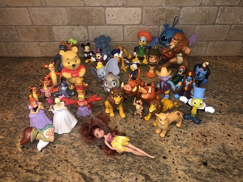 Disney Toy Lot - Mickey Mouse, Winnie The Pooh, Snow White, Lion King ...