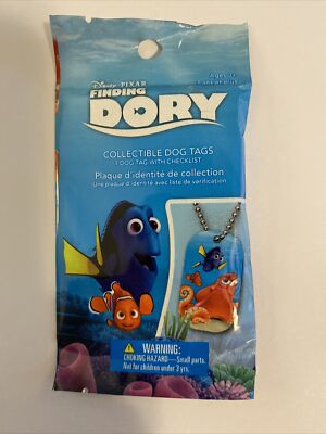 Disney PIXAR Finding Dory Collectible Dog Tag, 1 Dog Tag W/Checklist | eBay