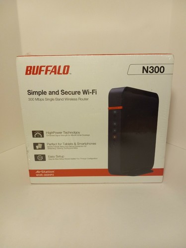 Buffalo Technology AirStation HighPower N300 300 Mbps 4-Port 10/100 ...
