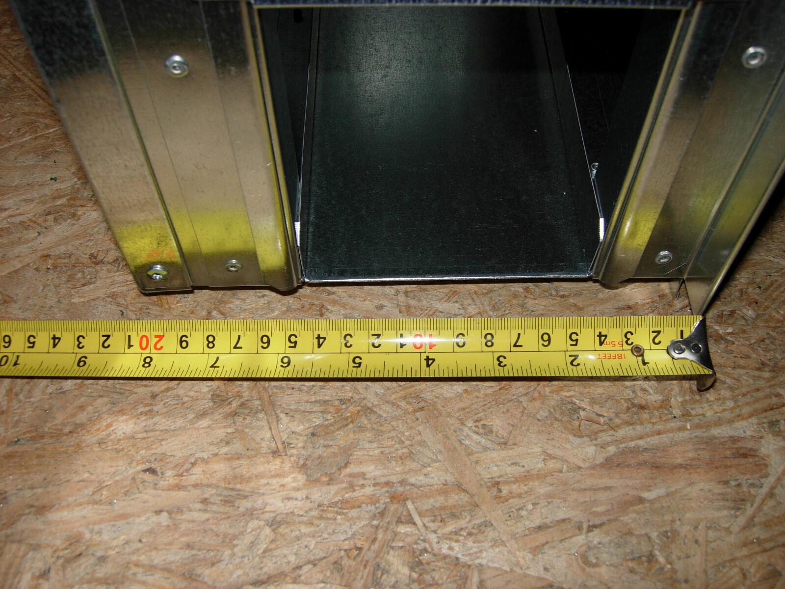 HVAC.Return air filter rack plenum for filter 16 x 25 x 4",collar 14 ...