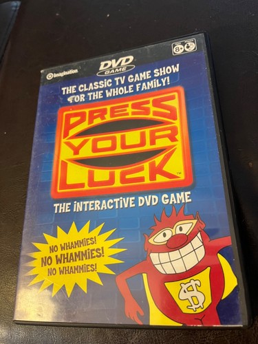 🔥Press Your Luck DVD Game. Used. No Booklet. Imagination. 2006. | eBay