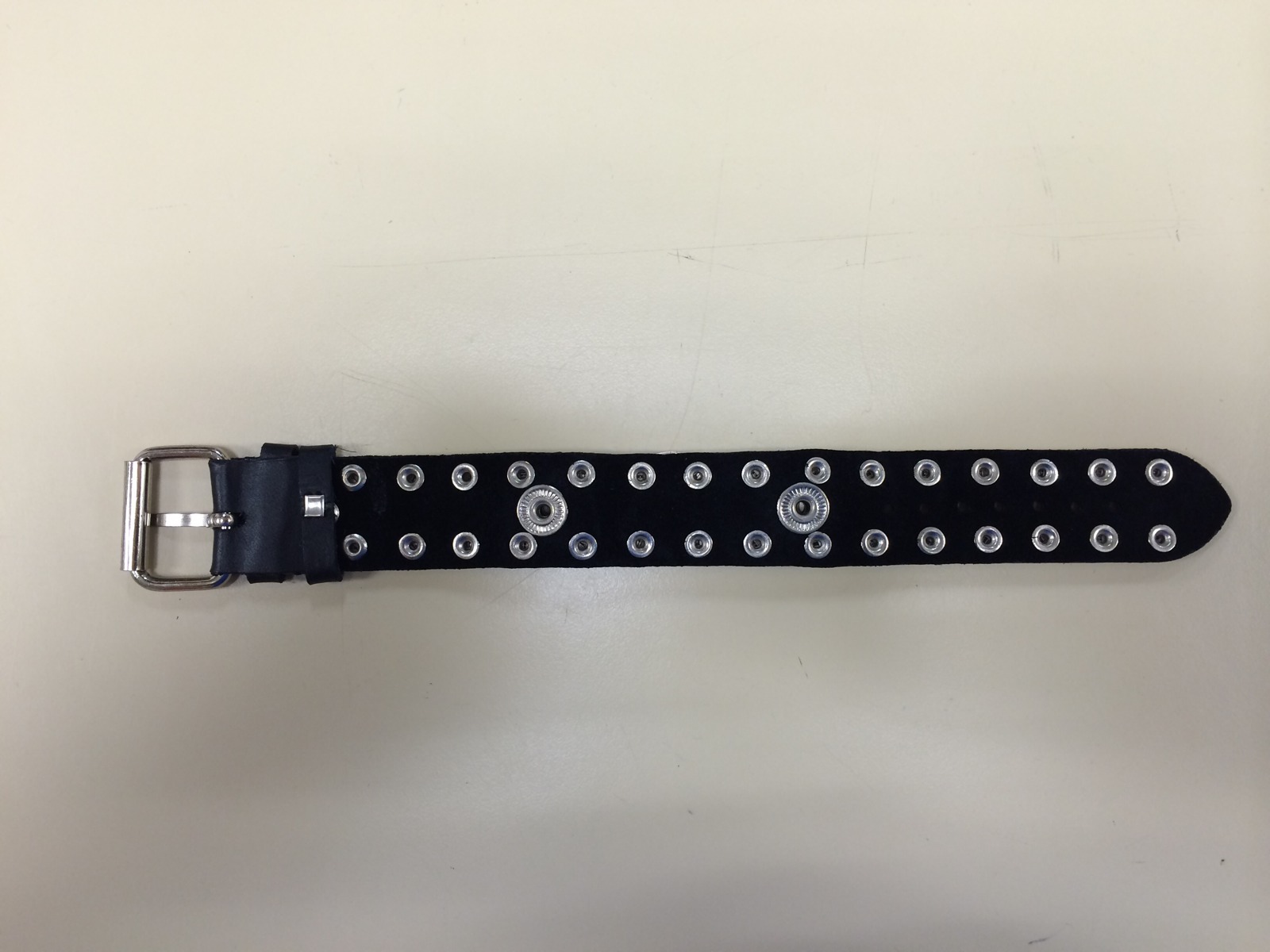 The Ohio State University Buckeyes Wristband Bracelet Leather Studded ...