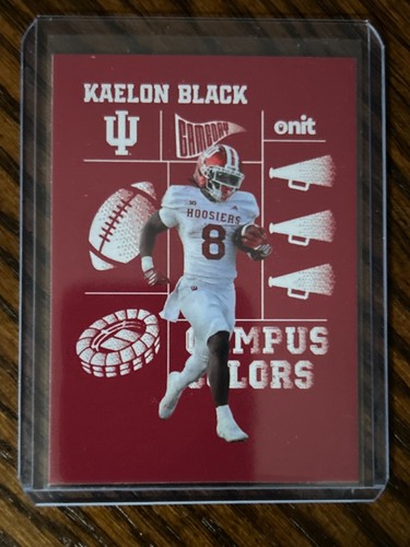 2025 Onit Campus Colors Red Kaelon Black CC-7 Indiana Hoosiers National ...
