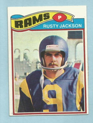 1977 Topps Football Rusty Jackson #42 Los Angeles Rams Louisiana State ...