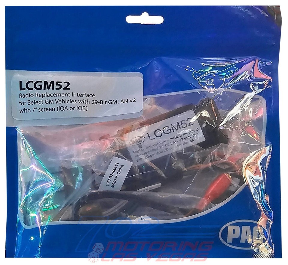 PAC LCGM52 DELUXE RADIO REPLACEMENT INTERFACE GM ADAPTER GENERAL MOTORS ...