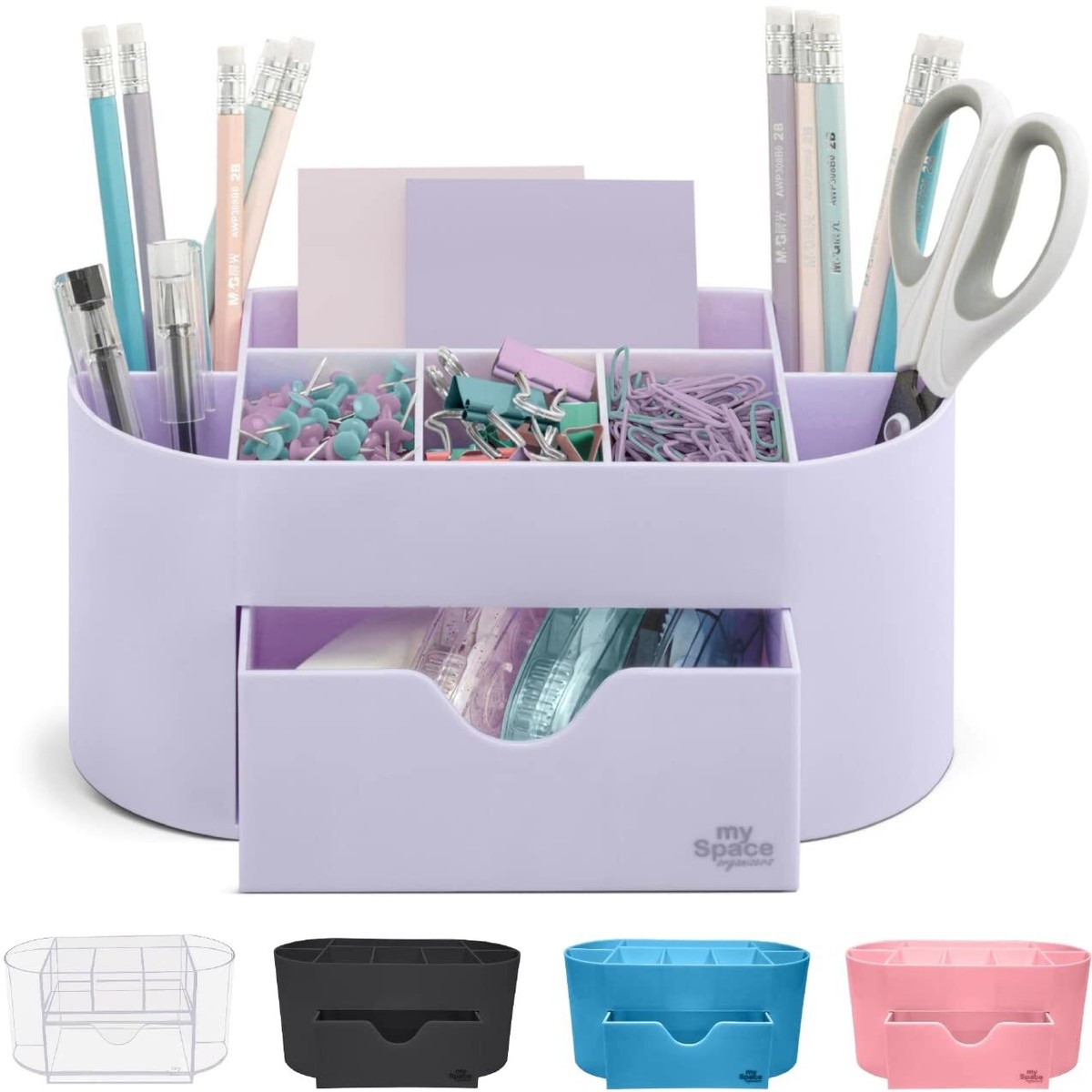 Purple Desk Accessories DARK PURPLE Glitter Office Supplies, Glitter