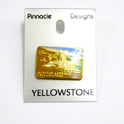 PIN'S PINNACLE DESIGNS YELLOWSTONE MINERVA TERRACE REGION USA ...