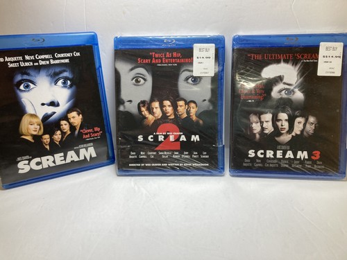 The Ultimate Scream Collection (Scream 1-3) BluRay Set 2 & 3 sealed NEW ...